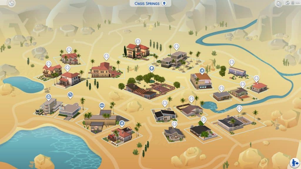 Every world in The Sims 4 remade by lilsimsie