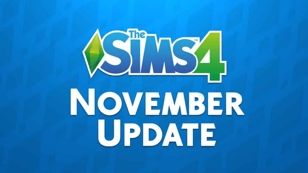 The Sims 4: November Update Release Date Confirmed