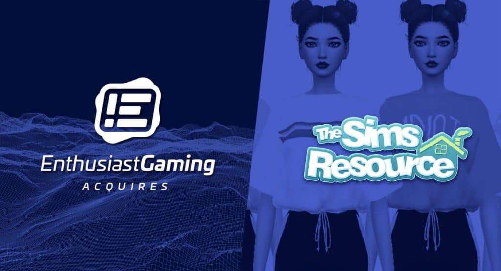 Enthusiast Gaming to acquire The Sims Resource for 20 Million Dollars