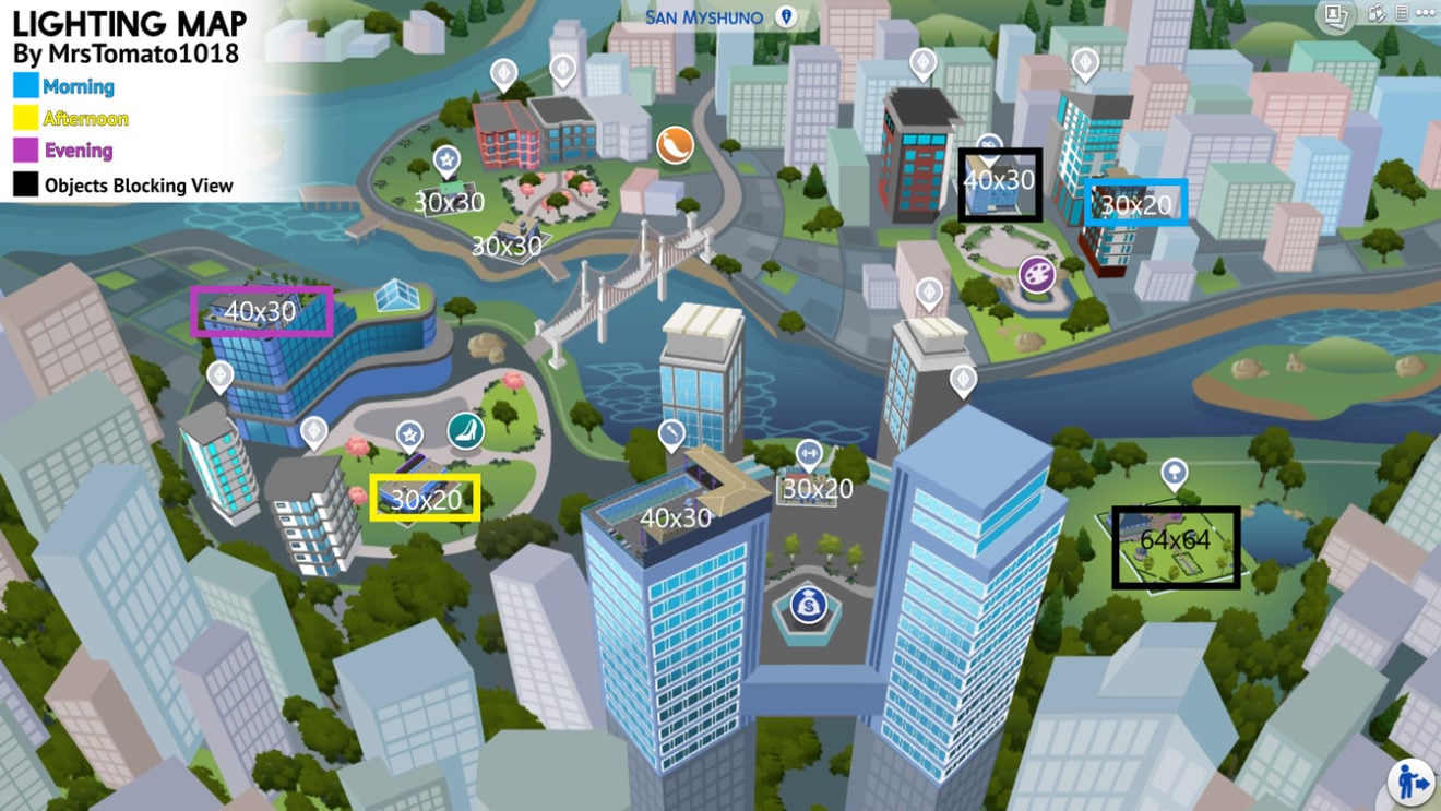 This The Sims 4 Lighting Map Guide Will Help You Showcase Your Lots Better