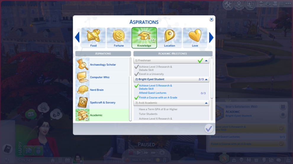 The Sims 4 Discover University Cheats