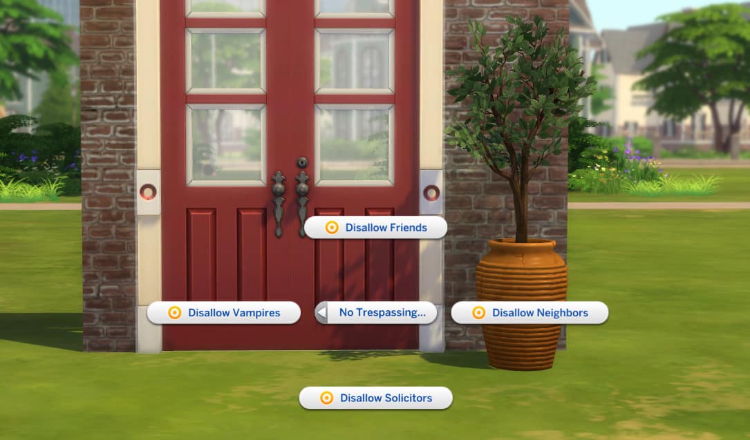 No Trespassing - Sims Community