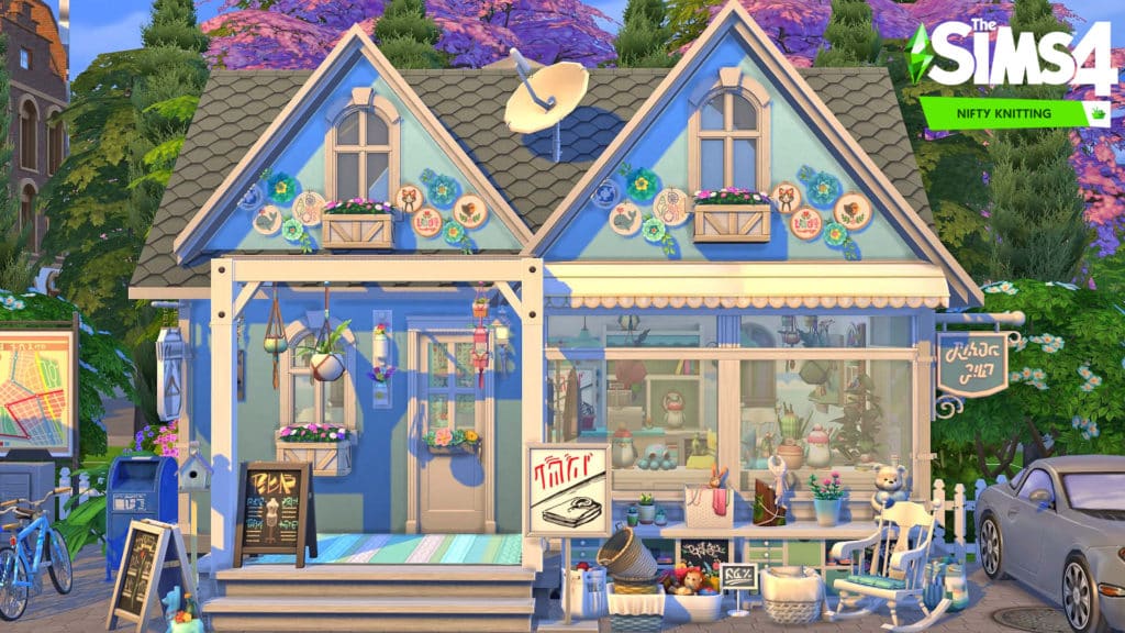 The Sims 4 Nifty Knitting: 5 Builds for Sims who luv2knit!