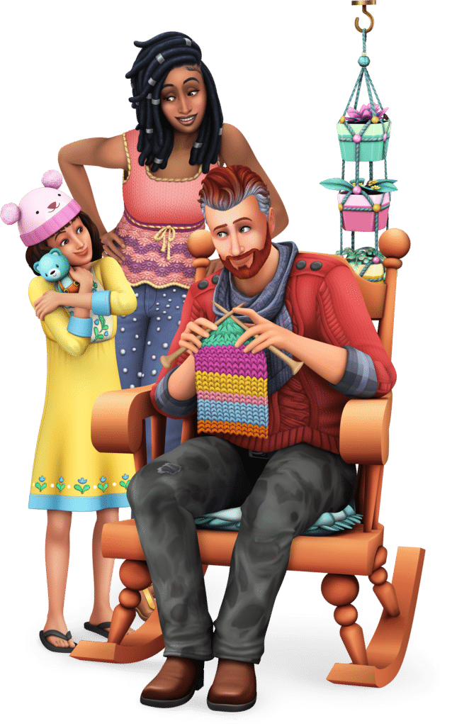 The Sims 4 Nifty Knitting: Official Assets