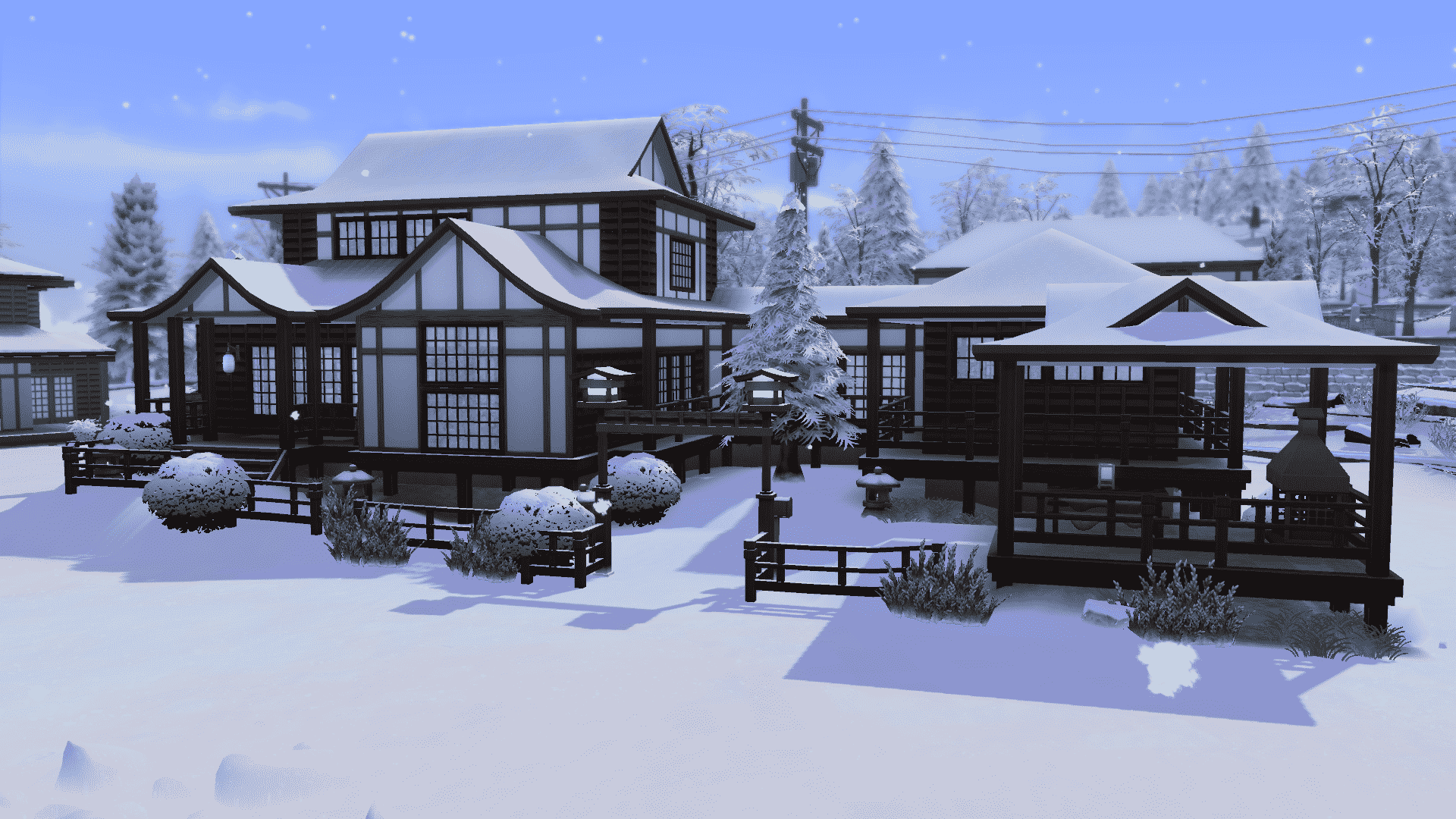 The Sims 4 Snowy Escape: Welcome to Mt. Komorebi