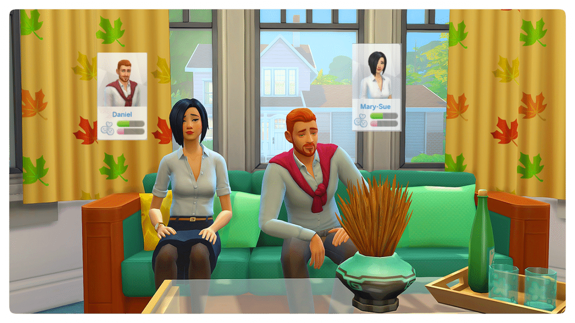 Sentiments and how they affect the Autonomy and Relationships in The Sims 4