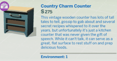 The Sims 4 Country Kitchen Kit Overview