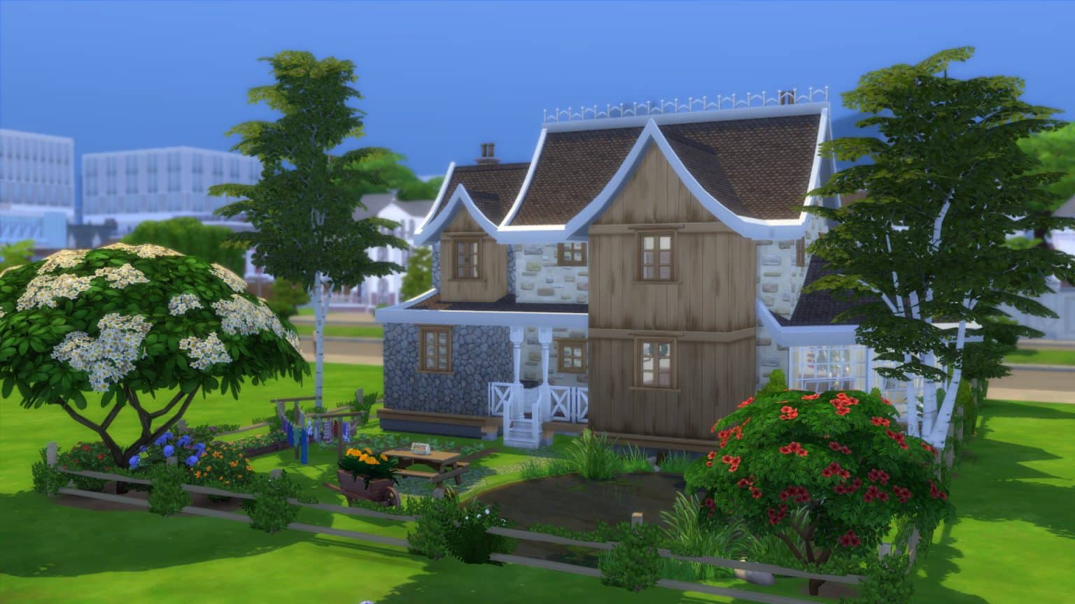 Sims Community Challenge: June/July Cottagecore Builds Showcase