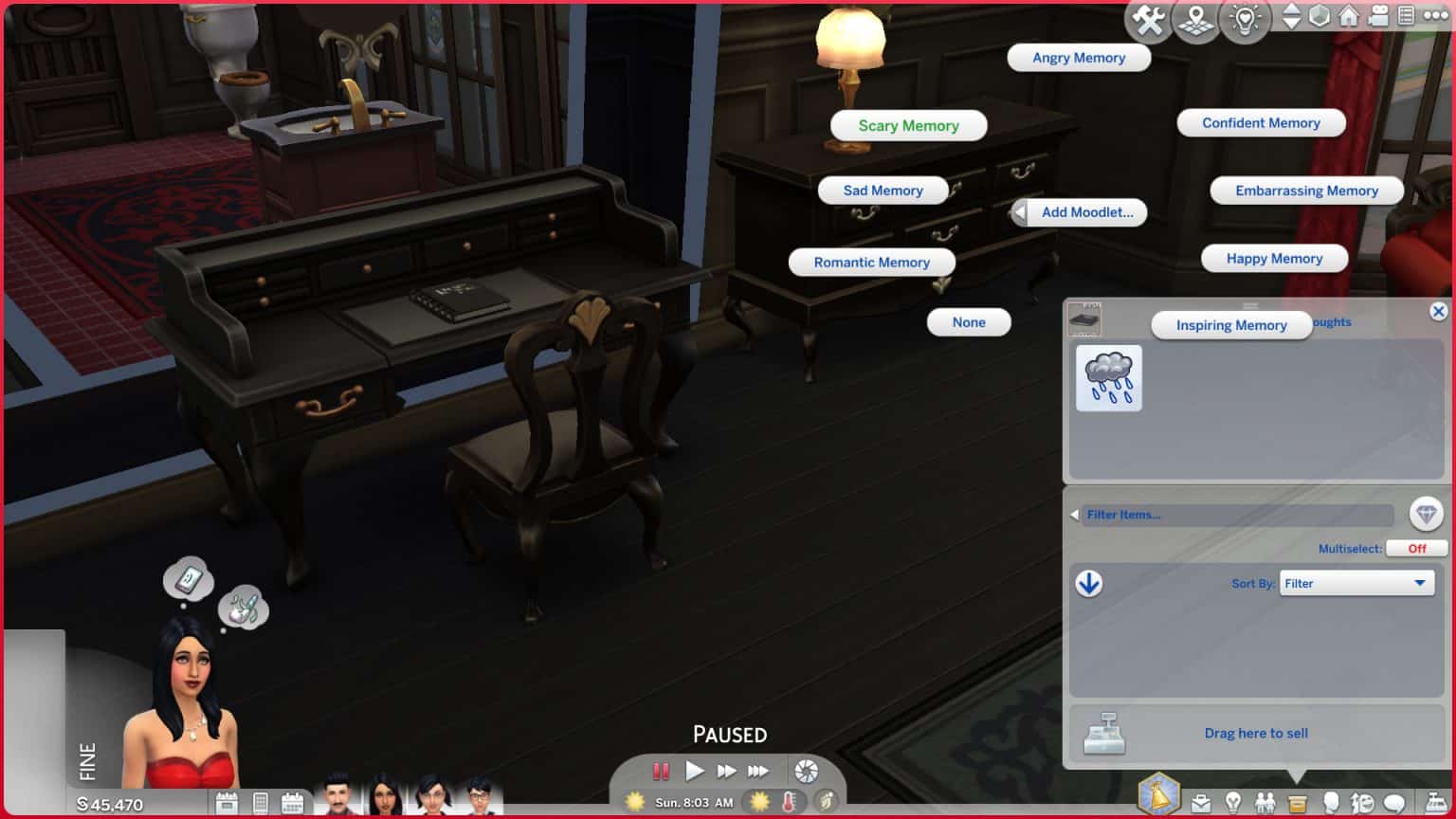 The Sims 4: Walkthrough of the "Ink For Yourself" Memory Keeper Mod