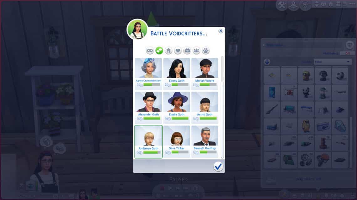 Walkthrough of the Into The Void: Voidcritter Tablet Mod for The Sims 4