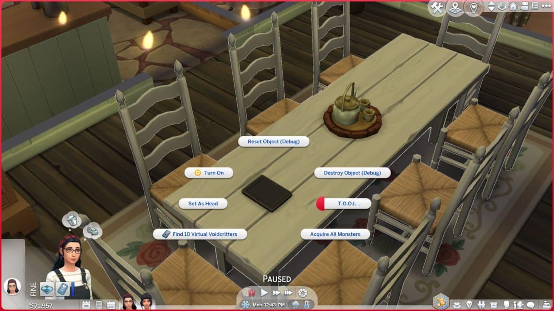 Walkthrough of the Into The Void: Voidcritter Tablet Mod for The Sims 4