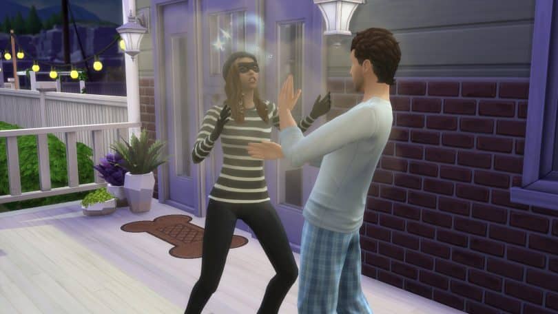 Modder adds an entire Burglar System to The Sims 4!
