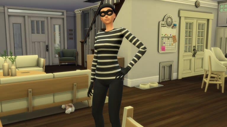 Modder adds an entire Burglar System to The Sims 4!