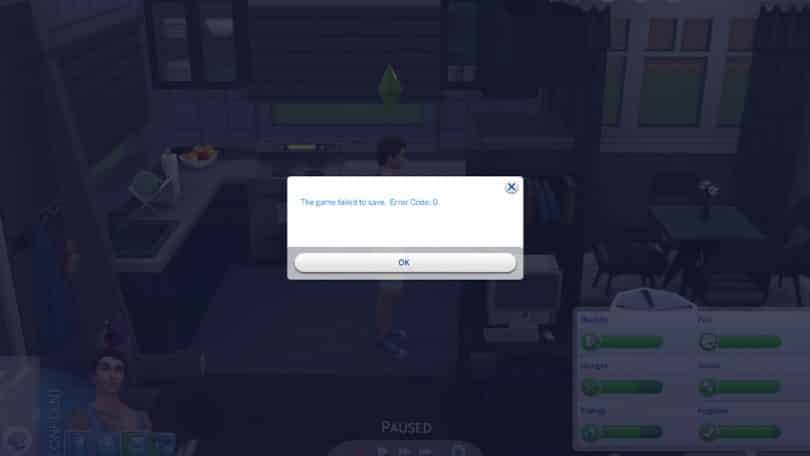 "Save Game" is becoming an Issue in The Sims 4