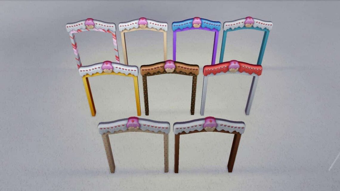 Everything included in the Katy Perry Sweet Treats CC Pack for The Sims 4