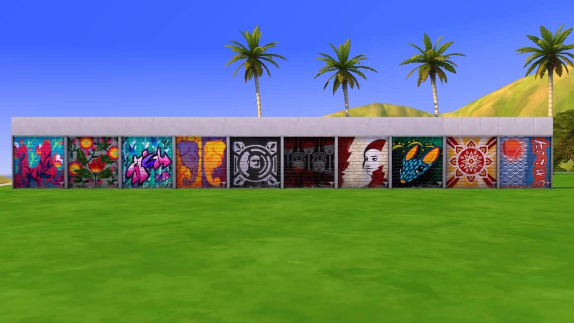 Functional Garage Doors Mod for The Sims 4