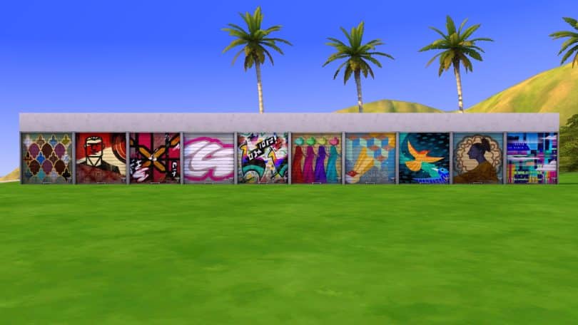 Functional Garage Doors Mod for The Sims 4