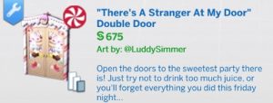 Everything included in the Katy Perry Sweet Treats CC Pack for The Sims 4