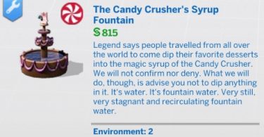 Everything included in the Katy Perry Sweet Treats CC Pack for The Sims 4