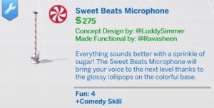 Everything included in the Katy Perry Sweet Treats CC Pack for The Sims 4