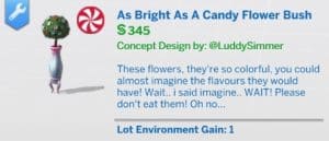 Everything included in the Katy Perry Sweet Treats CC Pack for The Sims 4