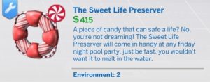 Everything included in the Katy Perry Sweet Treats CC Pack for The Sims 4
