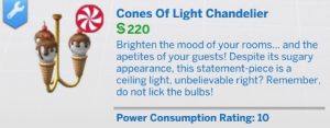 Everything included in the Katy Perry Sweet Treats CC Pack for The Sims 4