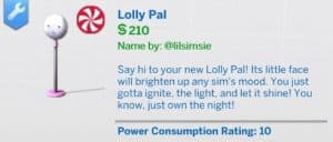 Everything included in the Katy Perry Sweet Treats CC Pack for The Sims 4