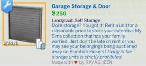 Functional Garage Doors Mod for The Sims 4