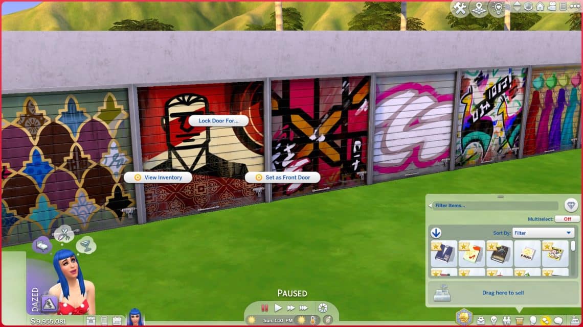 Functional Garage Doors Mod for The Sims 4