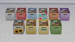 Overview of The Sims 4 Parrots CC Stuff Pack