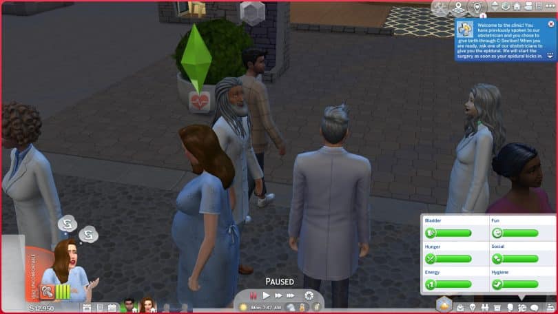 Walkthrough of the Realistic Childbirth Mod for The Sims 4