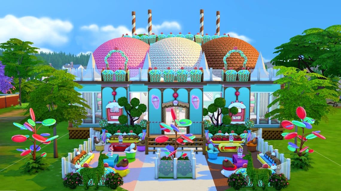 Let's Build an Ice Cream Parlour in The Sims 4