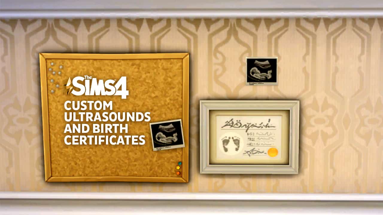 Buyable Ultrasound Images And Birth Certificates For The Sims 4 Buyable Ultrasound Images And Birth Certificates For The Sims 4