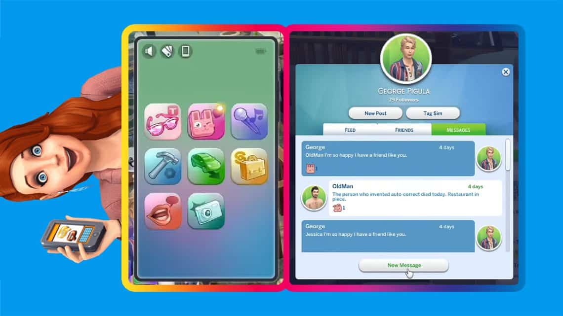Phones in The Sims 4 are getting a Revamp!