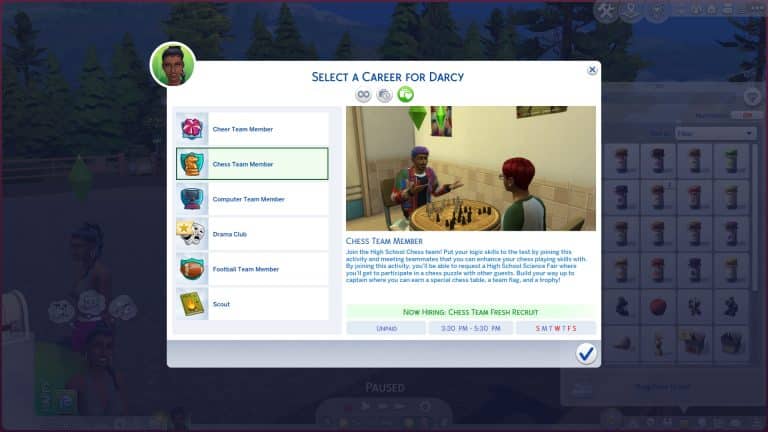 All About Joining The Chess Team in The Sims 4 High School Years
