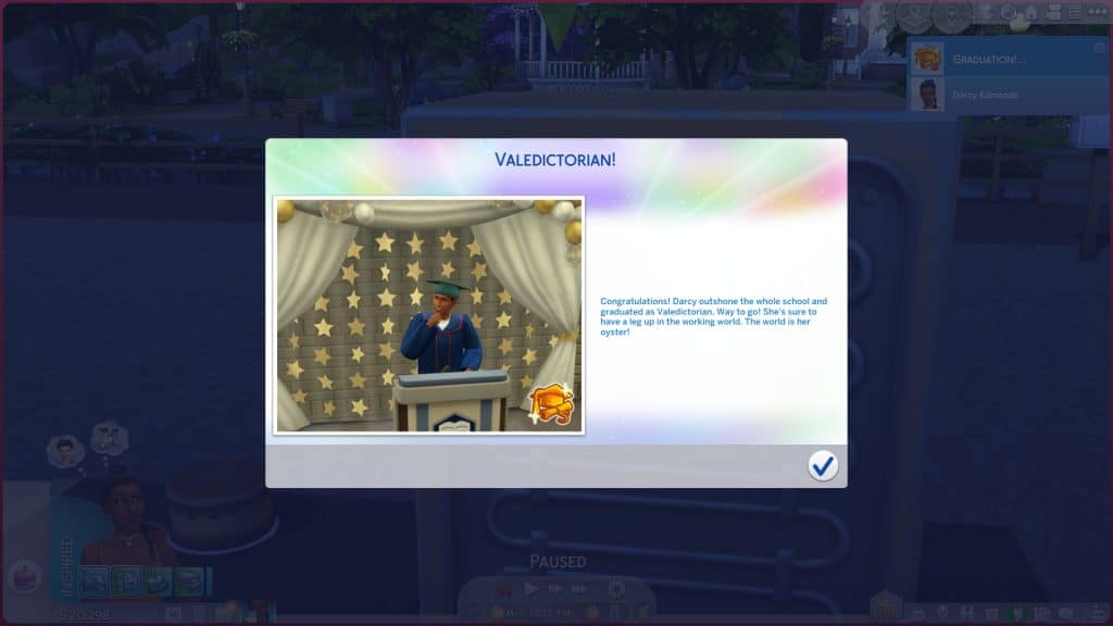 Attending Graduation In The Sims 4 High School Years