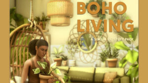 Over 80 Unique Objects: The Sims 4 Boho Living CC!