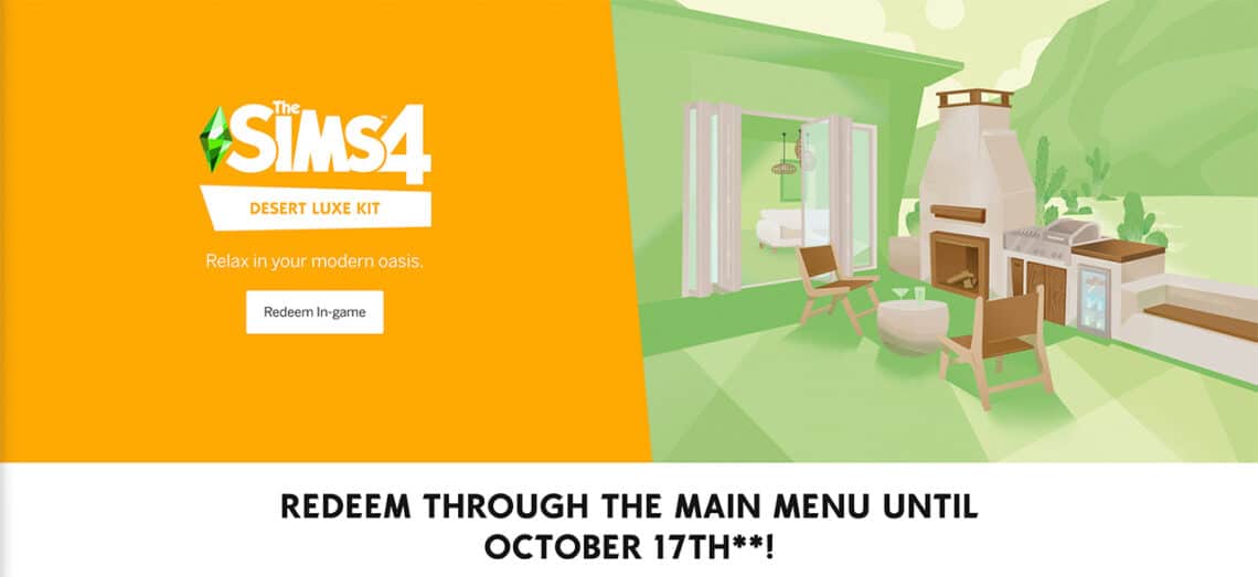 The Sims 4 Desert Luxe Kit is Now Available for FREE!