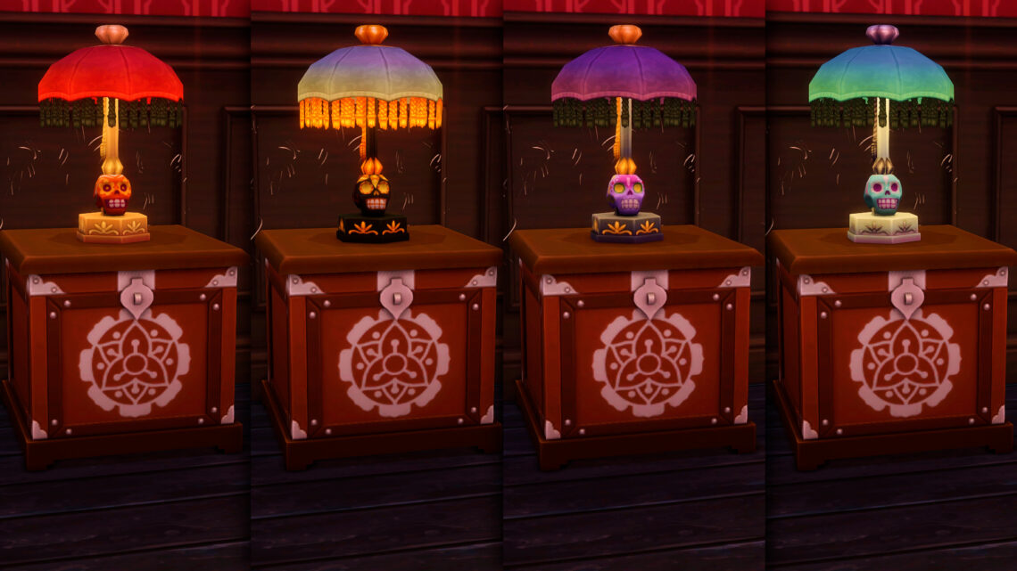 How to create Spooky Lamps in The Sims 4