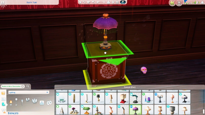How to create Spooky Lamps in The Sims 4