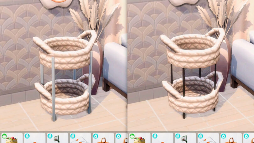 Making an IKEA-Inspired Wicker Table in The Sims 4