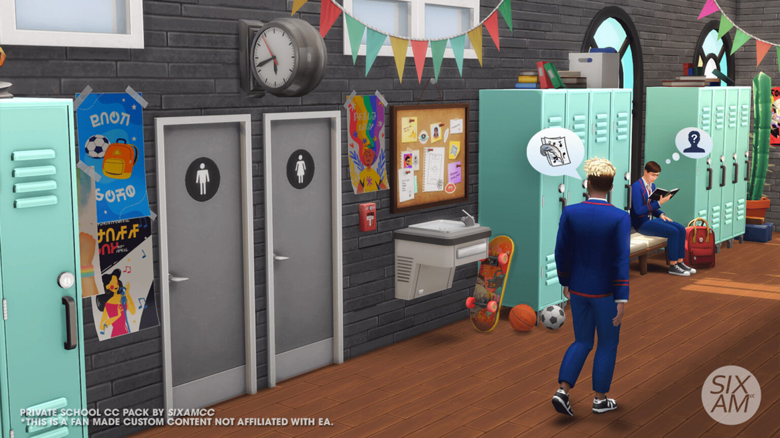 The Sims 4 Private School CC Pack Now Available!
