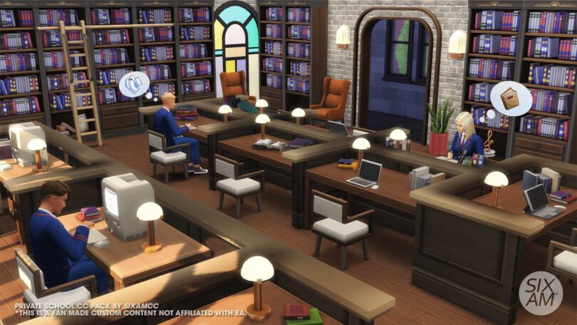 The Sims 4 Private School CC Pack Now Available!
