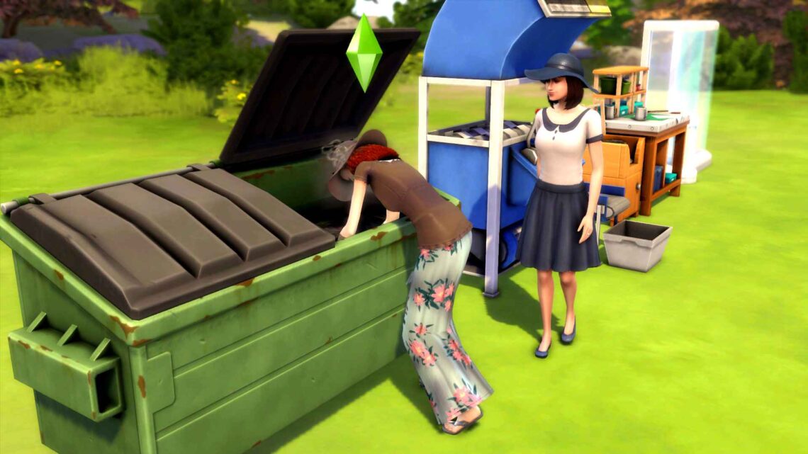 The Sims 4 Bits and Pieces: Create Beauty Out of Trash!
