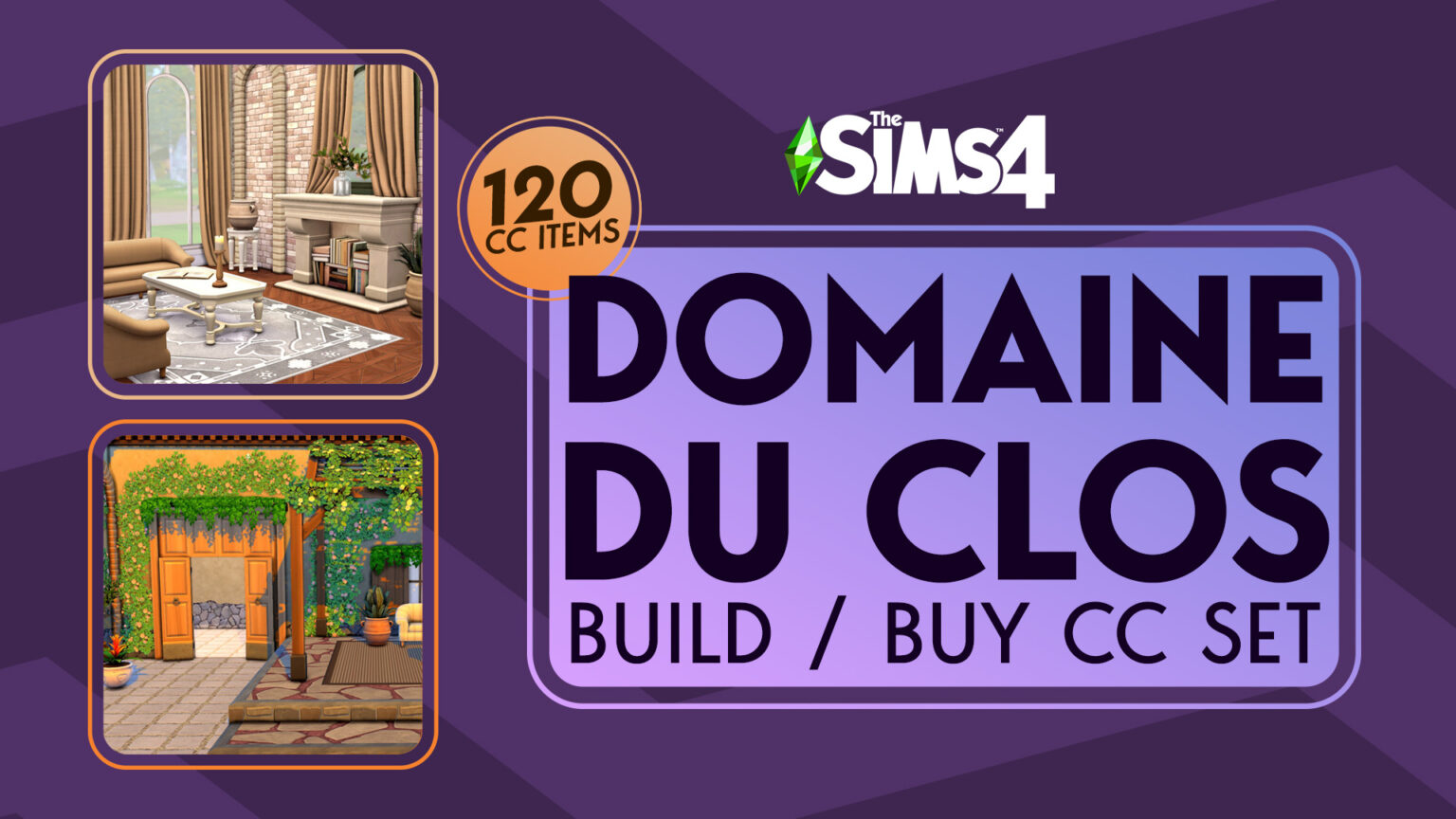 The Sims 4 Domaine du Clos CC Showcase