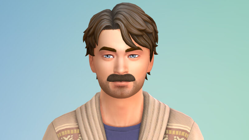 New Moustaches in The Sims 4 already have a CC Upgrade!