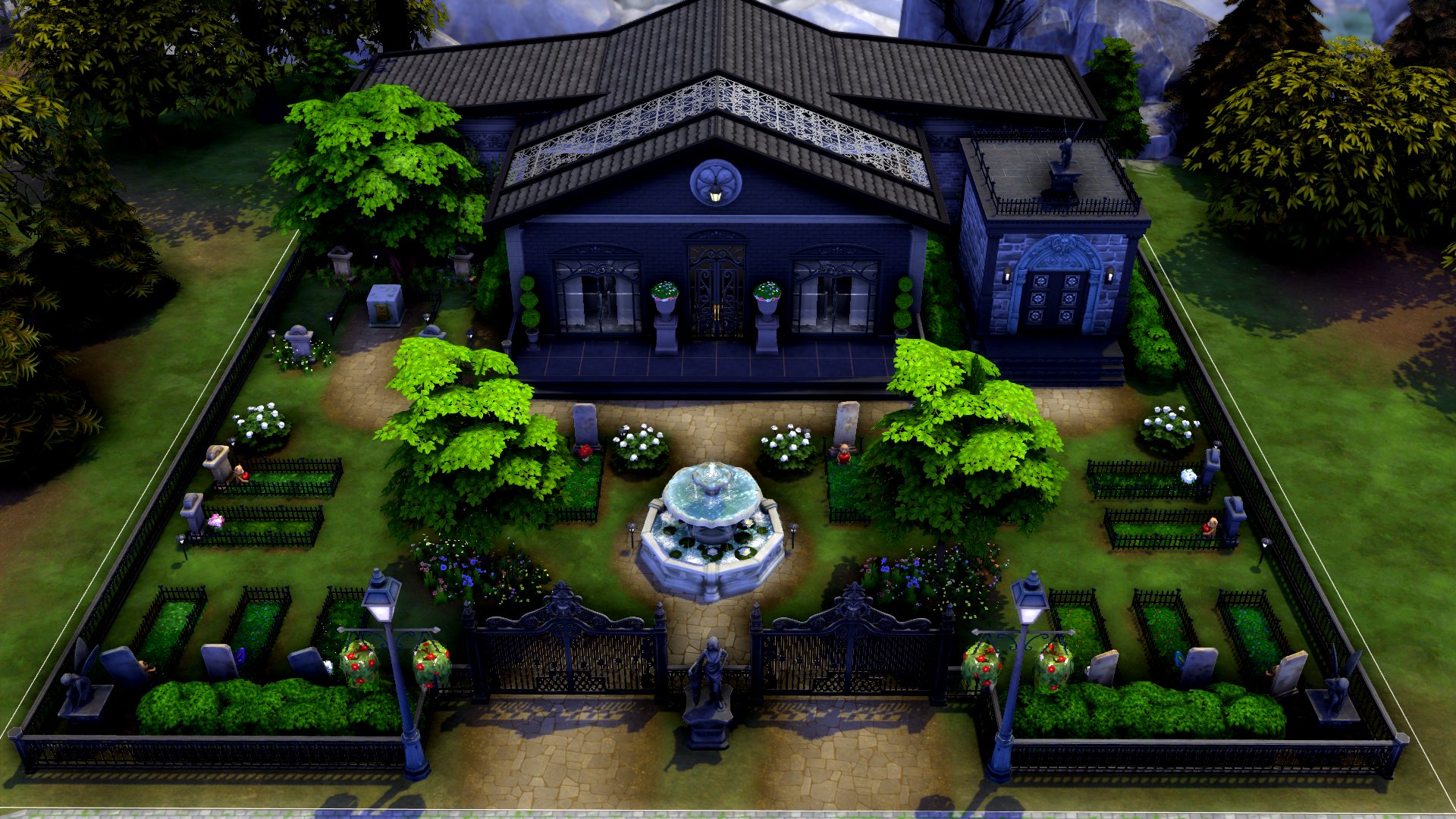 The Sims 4 Funeral Home for Your Legacy Saves