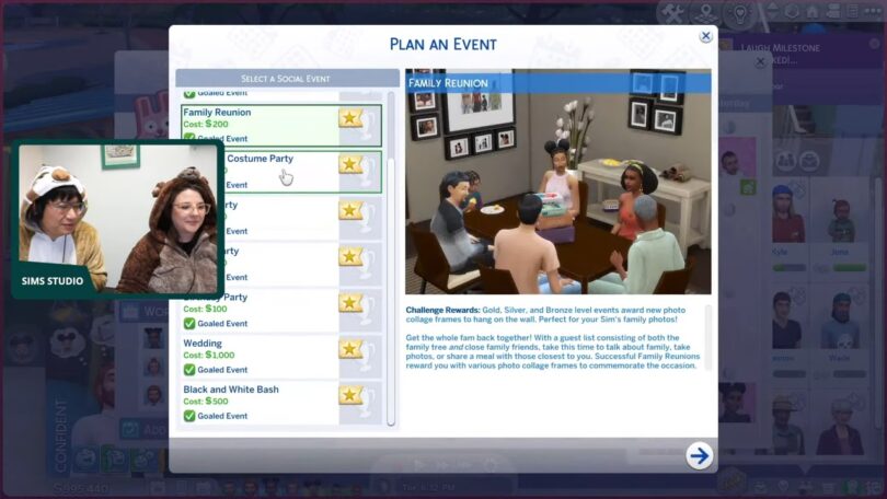 First look at new Social Events in The Sims 4 Growing Together