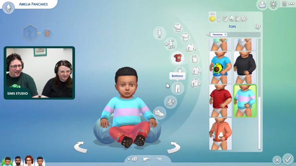 The Sims 4 Infants CAS: Customize Your Infants!